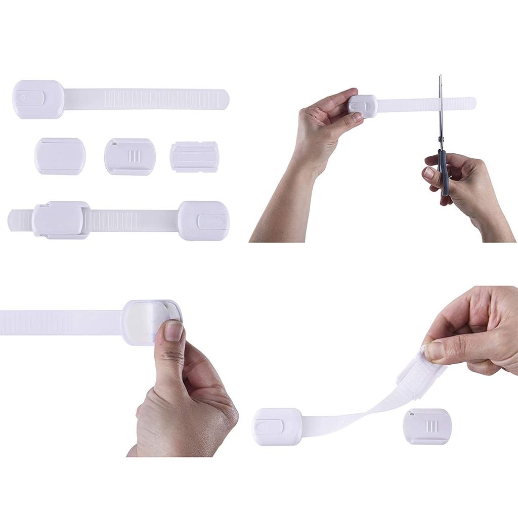 Buy 6Pack Multi-Use Adhesive Straps Locks - Childproofing Baby Proofing ...