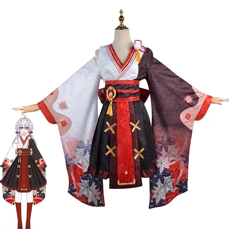 Buy Kazuha Cosplay Costume Doujin Genshin Kaedehara Kazuha Costumes ...