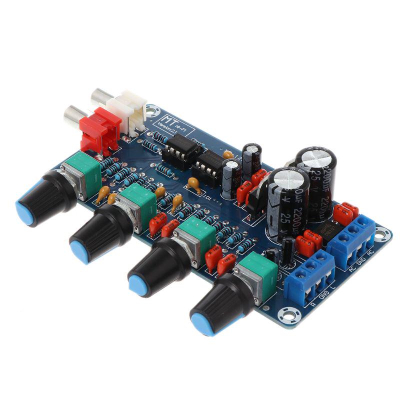 Buy Dual AC 12V-18V NE5532 Preamplifier Volume Tone Treble Midrange ...