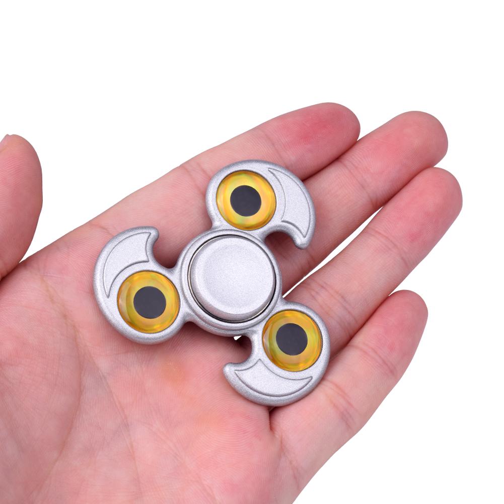 Buy Triangle Plating Zinc Alloy Eagle Eye Fidget Hand Tri-Spinner ...