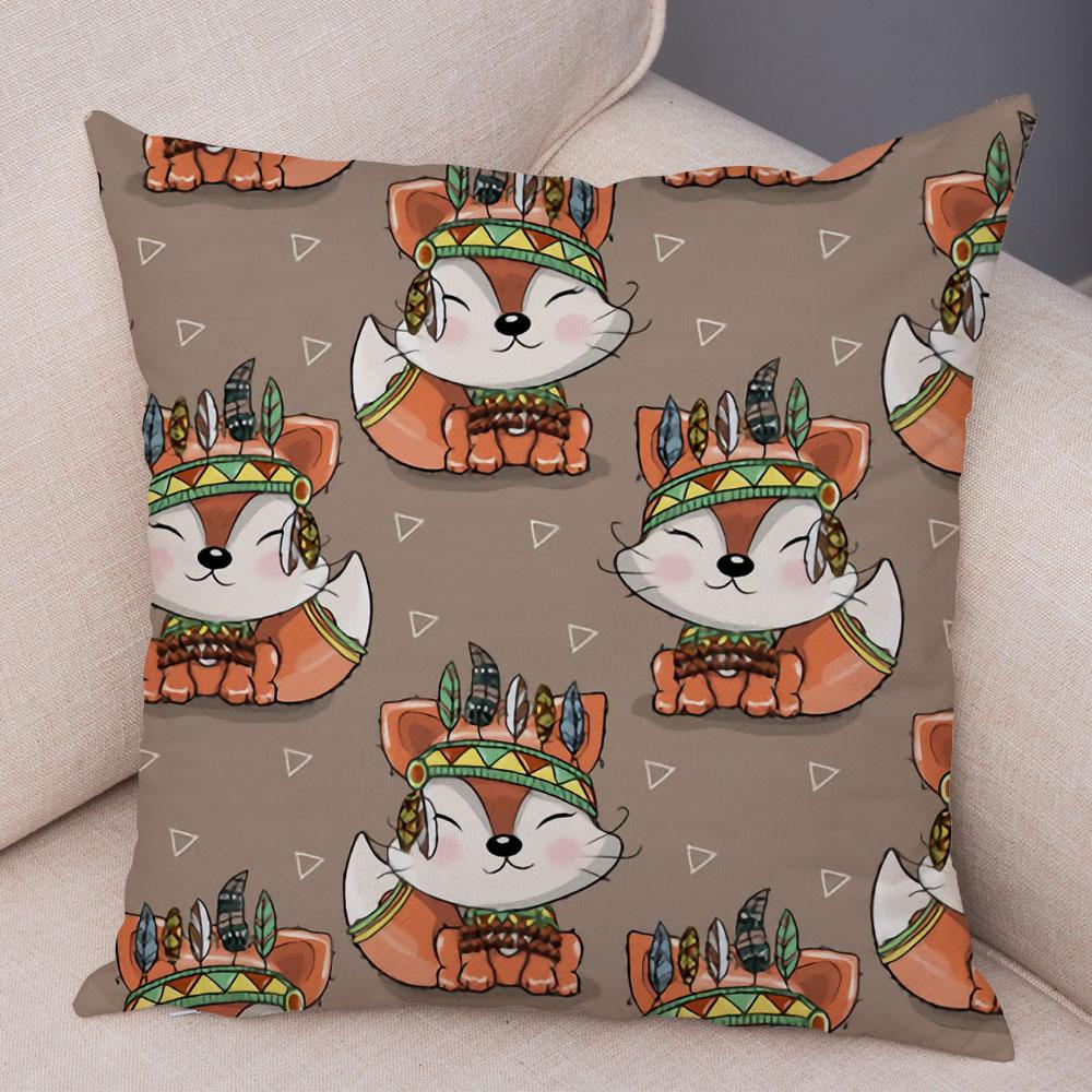 Köp Patchwork Bear Whale Pillowcase Home Sofa Children's Room ...