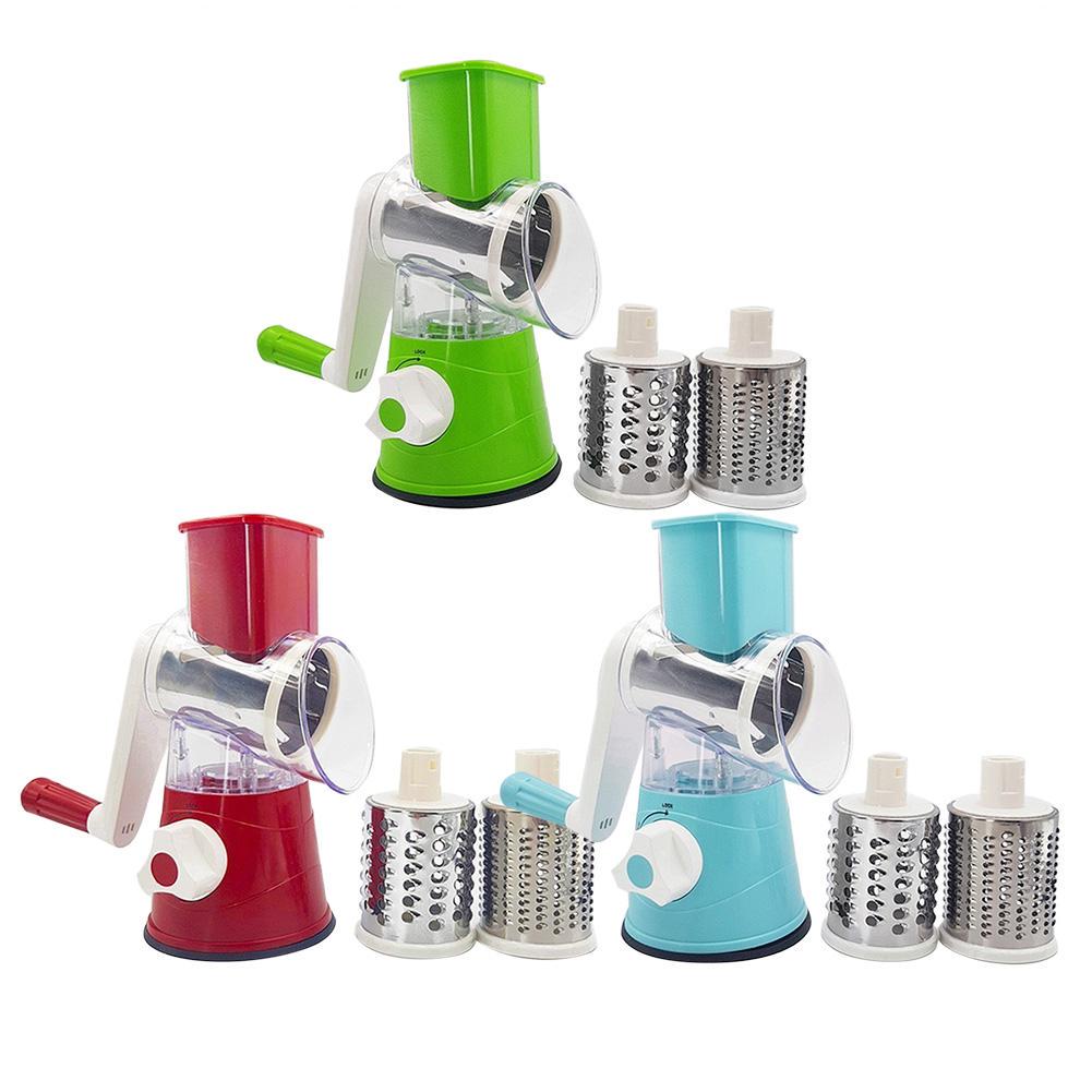 Manual Vegetable Fruit Potato Round Cutter Slicer Shredder Kitchen ...