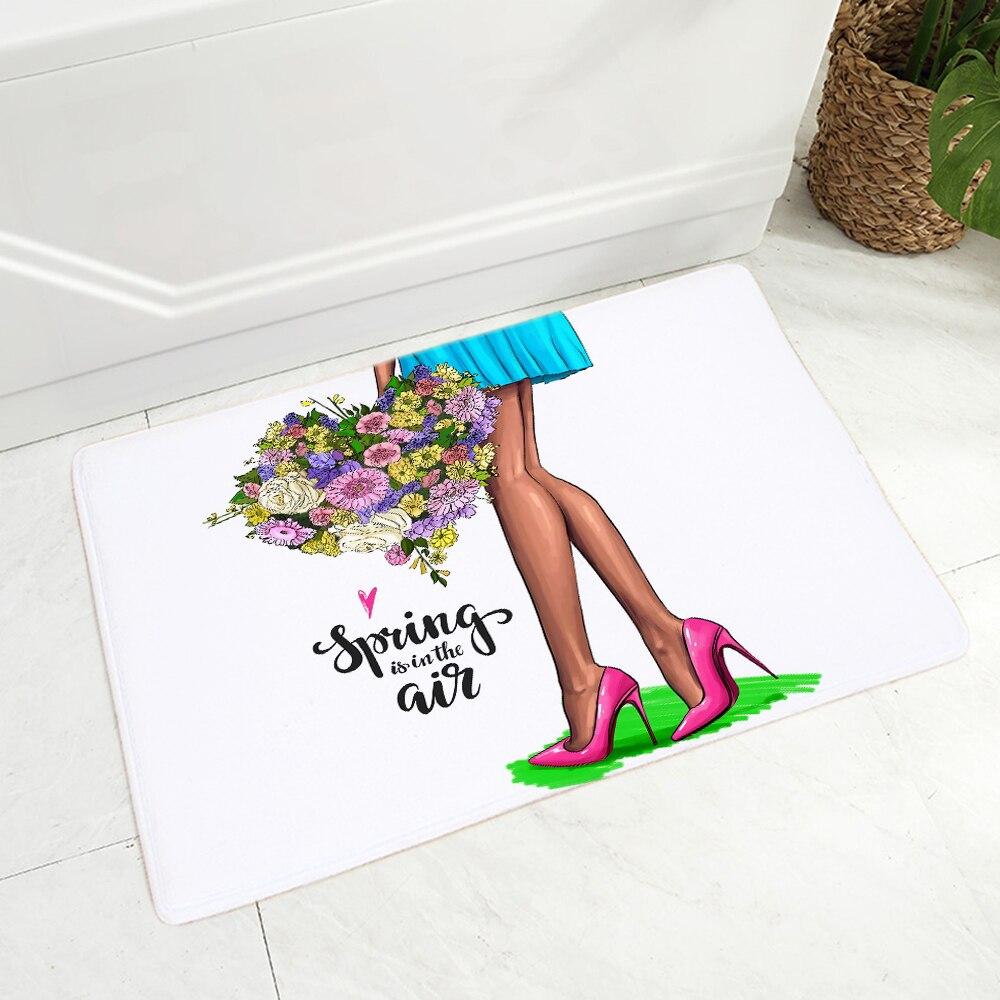 Buy Cartoon Vogue Sexy Girl Floor Mat for Children Room Hallway Non ...
