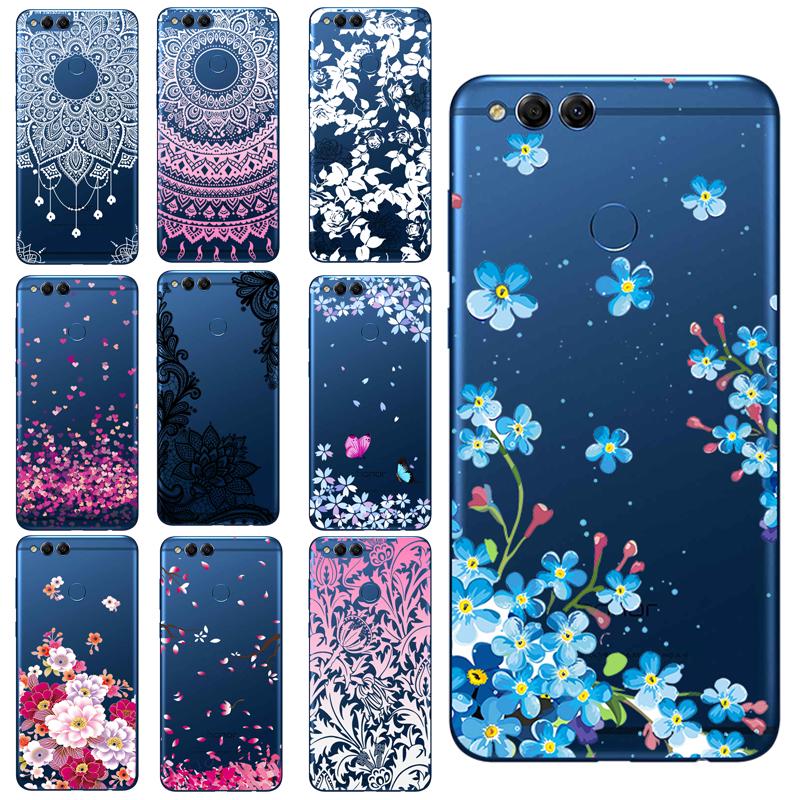 Buy Soft Clear Phone Cases On for Huawei Honor 7x 8x Case Honr 8c 7s ...