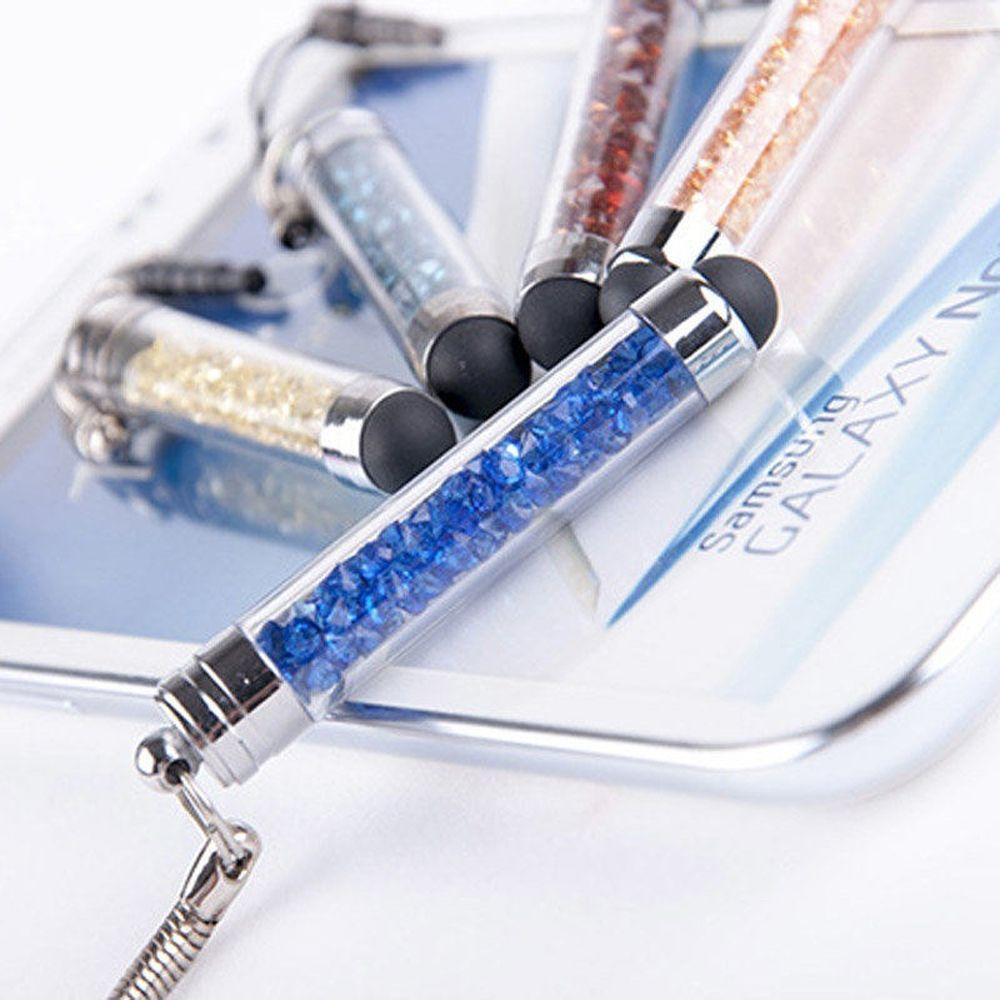 Buy Fashion Mini Attractive Touch Screen Pen Dust Plug Diamond Crystal ...