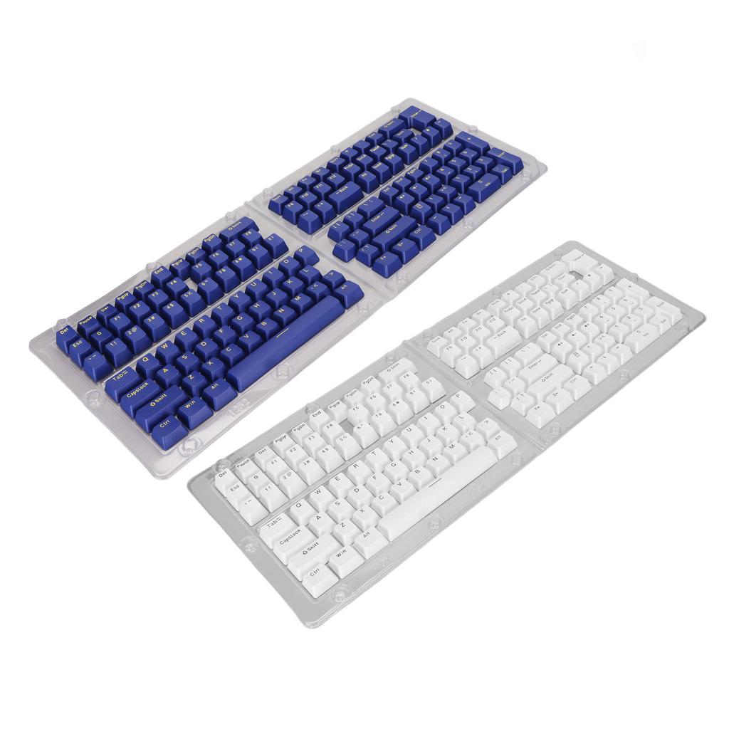 132 Key PBT Keyboard Keycaps OEM Height Secondary Injection Molding DIY ...