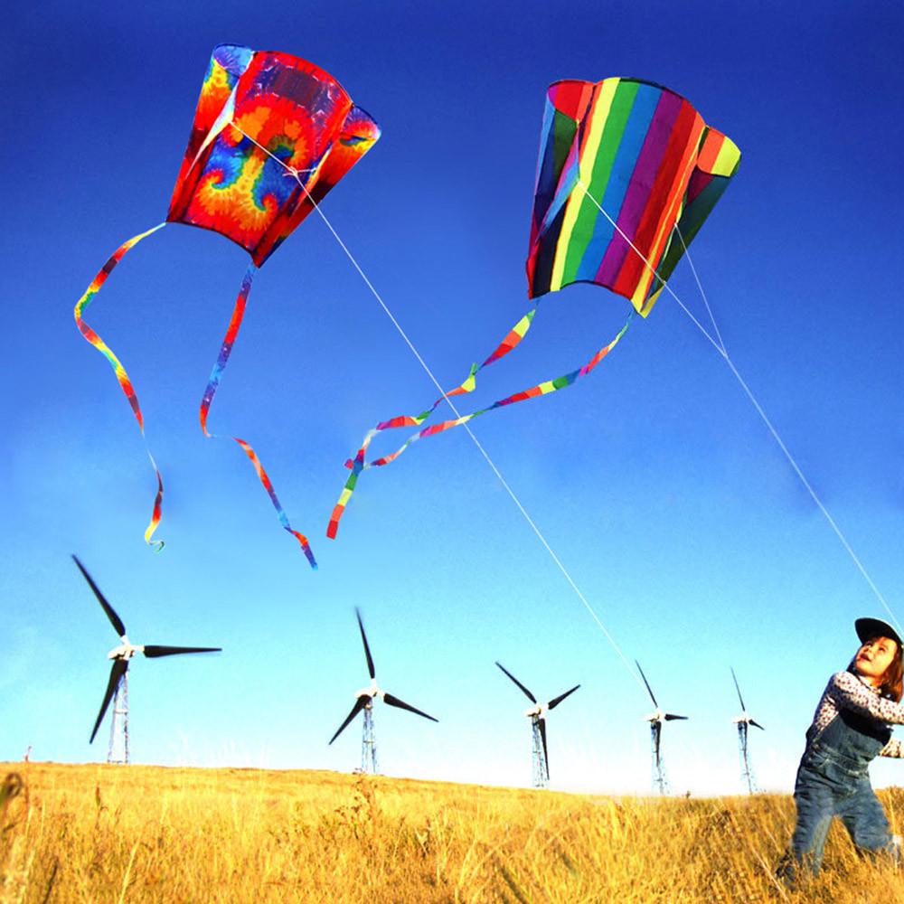 Buy Power Kite Qutdoor Fun Parafoil Parachute Dual Line Surfing Toys at ...