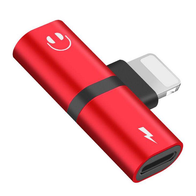 Buy Splitter For Apple iPhone X XS 7 8Plus Adapter Audio Earphone ...