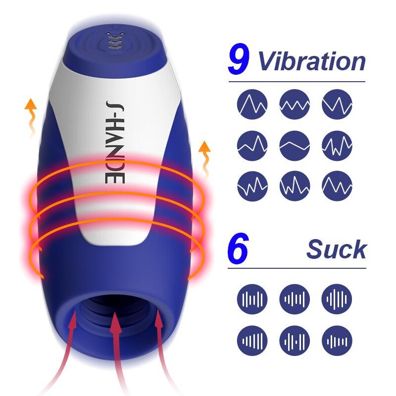 Buy Male Masturbator Cup Endurance Penis Trainer Blowjob Machine Sex ...