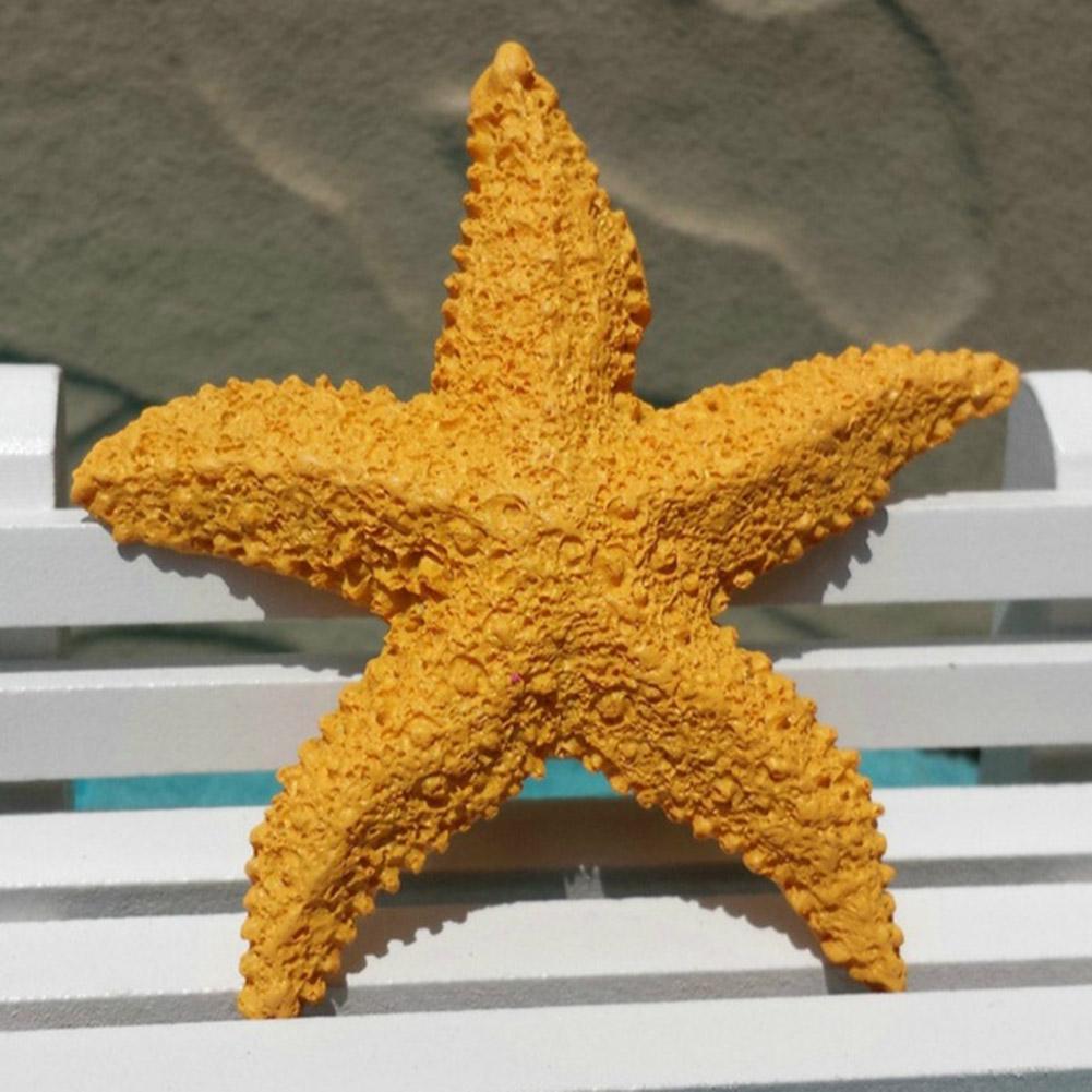 Buy Yousheng 2Pcs Fish Tank Ornament Mediterranean Resin Mini Starfish ...