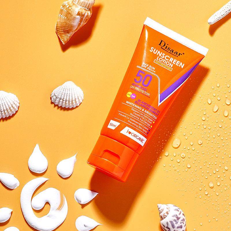 Cheap 50g Organic Sunscreen Cream SPF 50 Sunblock Cream Dermatologist ...