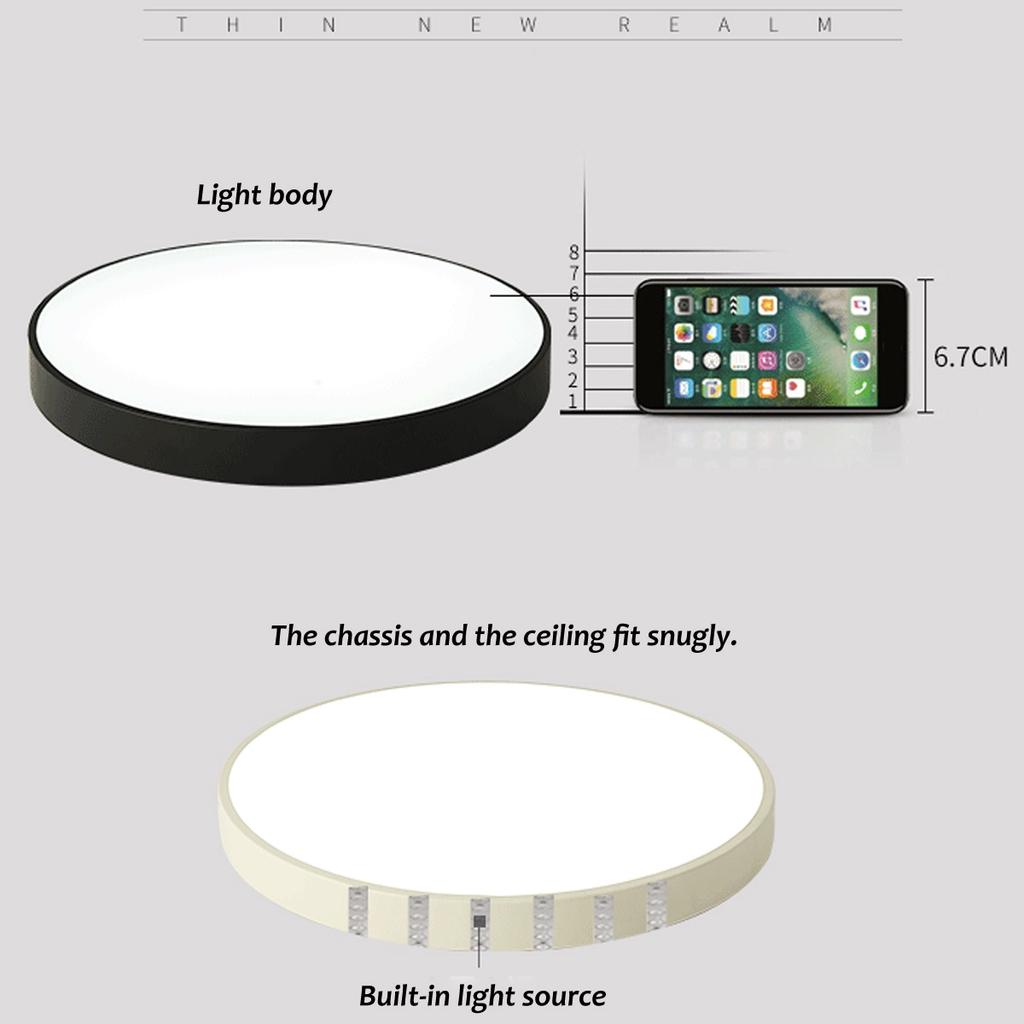 Buy 6000K-6500k Ceiling Lights LED Flush Mount Ceiling Lighting ...