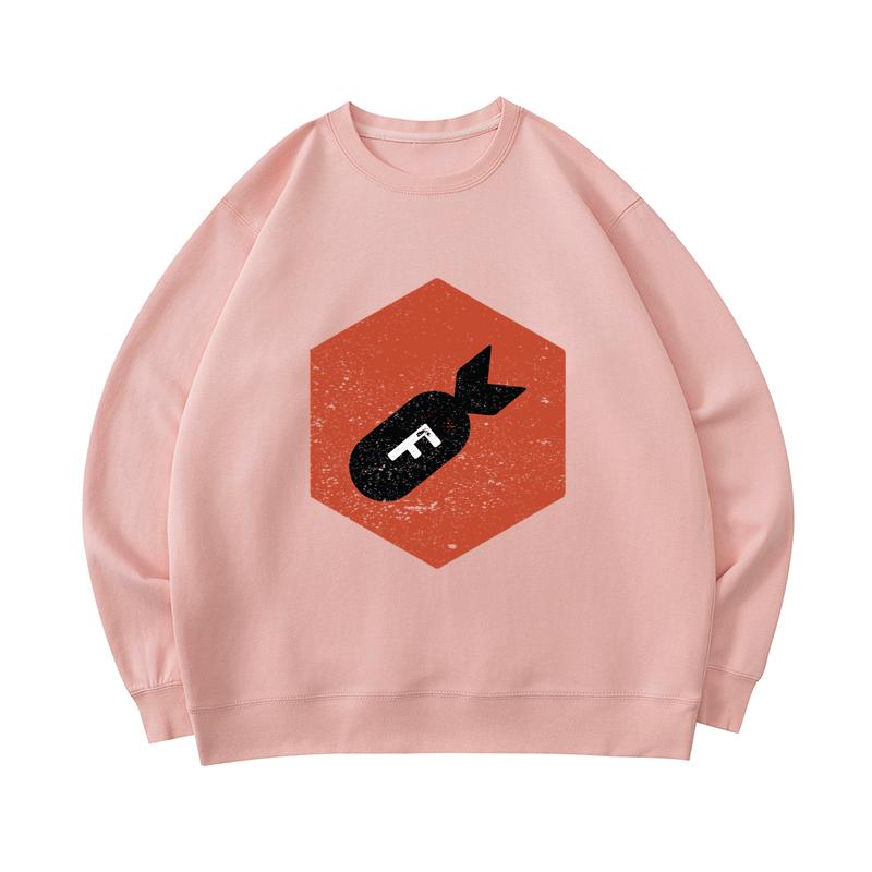 Buy Men's 300 GSM 100% Cotton Sweatshirt Vintage Retro F Bomb Funny ...