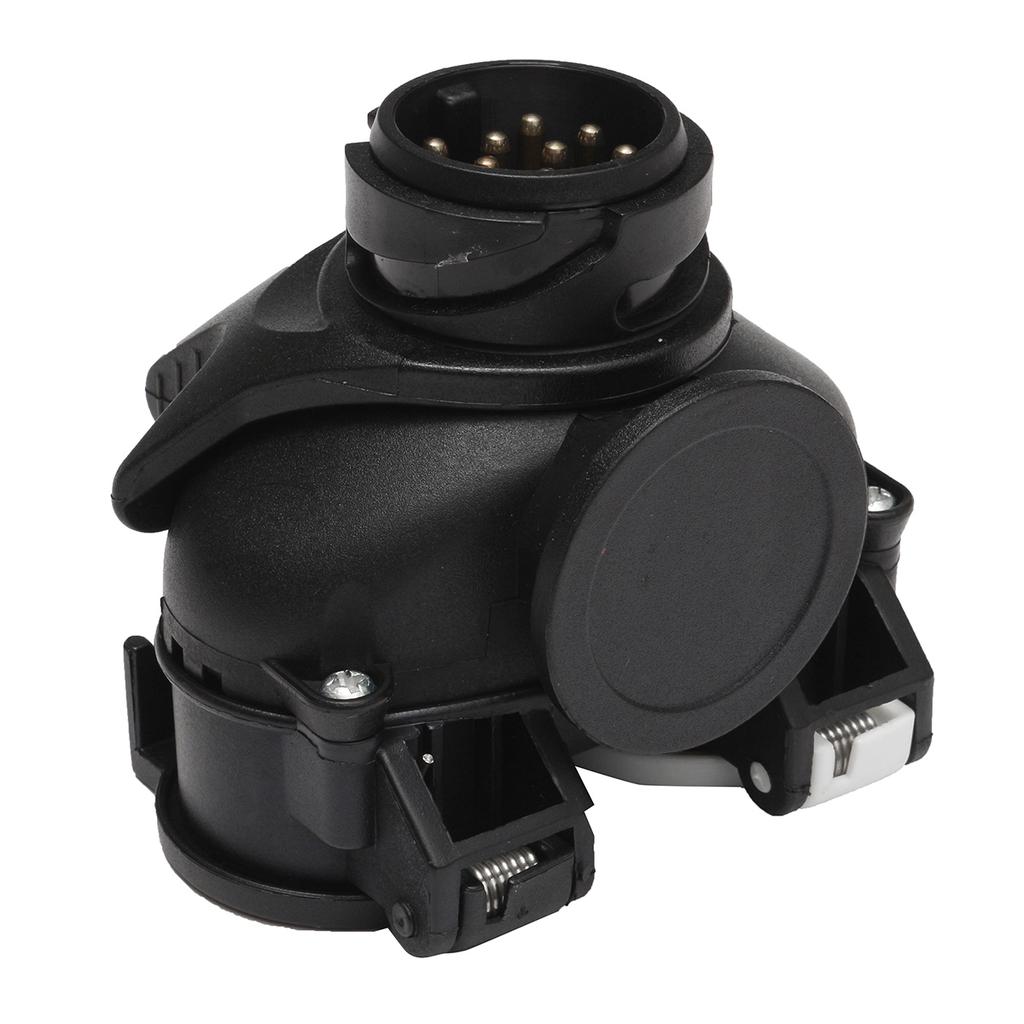 Buy 13-Pin Car To 2X 7-Pin 12N+12S Caravan Towing Plug Socket Adapter ...
