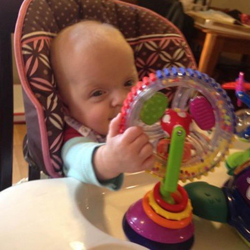 Buy Rattle Baby Baby High Chair for Wheel Rainbow Suction Toy Ferris ...