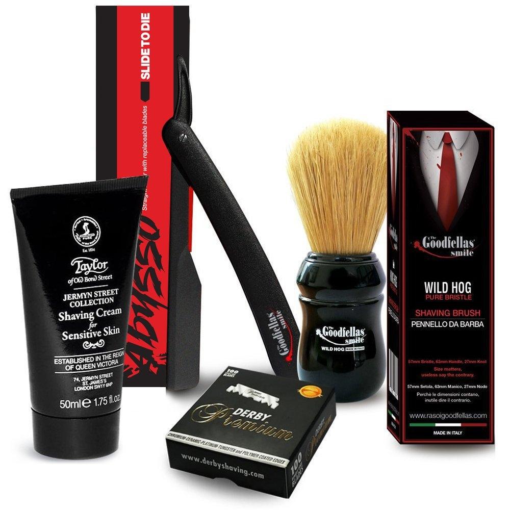 Buy The goodfellas' smile straight razor abysso and wild hog shaving ...