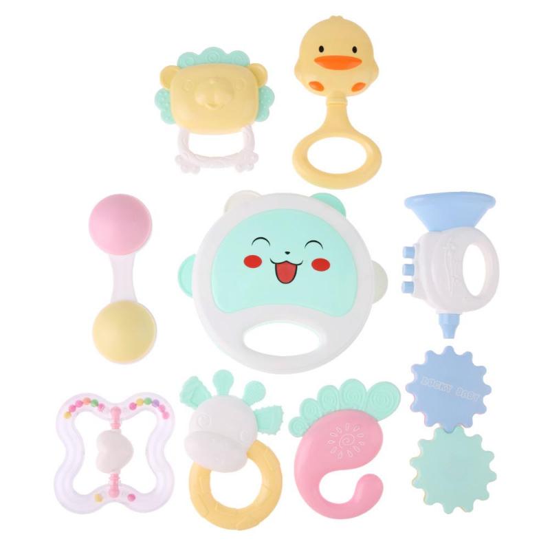 Buy Baby Rattles Teether Toys Music Hand Shake Bed Crib Educational Toy ...