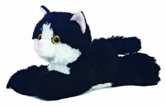 Buy Aurora plush cat 20.3 cm (black / white) at affordable prices ...