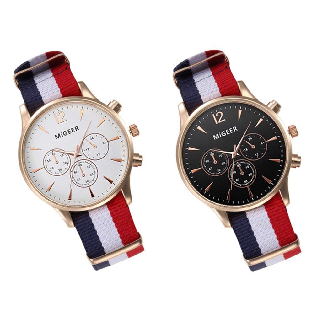 Buy Watch Quartz Watch Silk Screen Sun Pattern Quartz Watch Three-eye ...