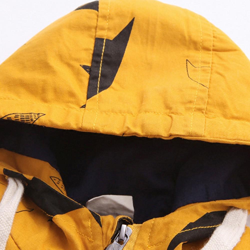 Buy Jacket Kids Katon Zipper Hooded Baby Outerwear Coat Boys Girls ...