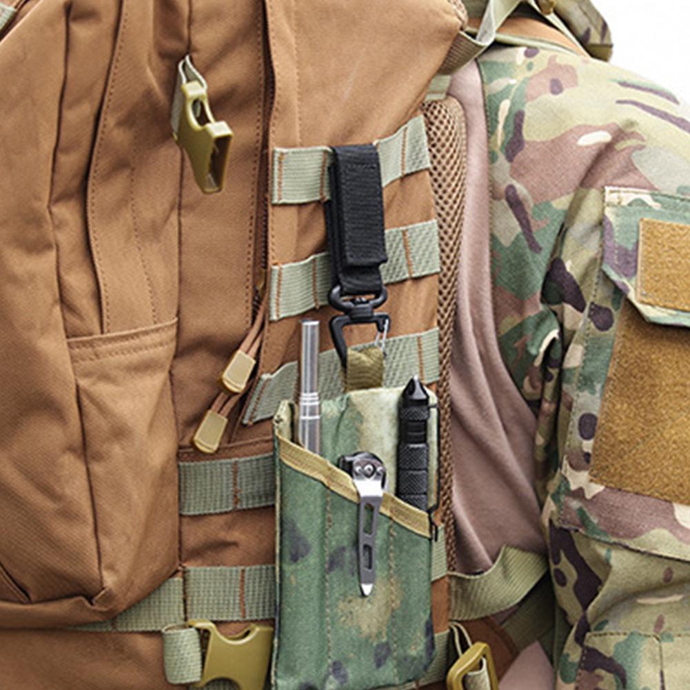 Buy Tactical Backpack Key Hook Webbing Buckle Hanging Molle Buckle Belt ...