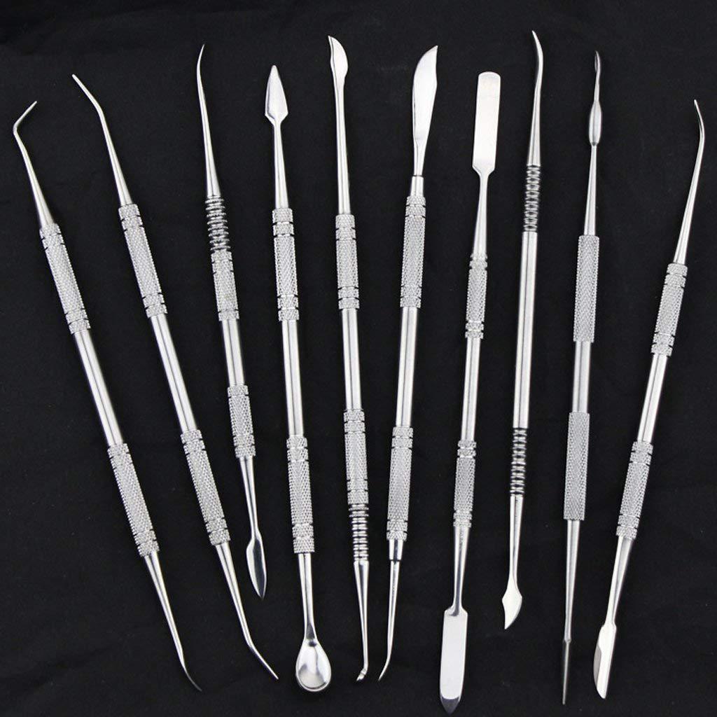 Buy 10Pcs Stainless Steel Clay Sculpture Knife Sculpture Tools For ...
