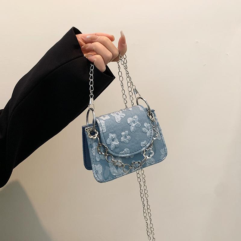 Cheap Denim Lace Flower Min Chain Bag 022 New Fashion Mini Foreign ...