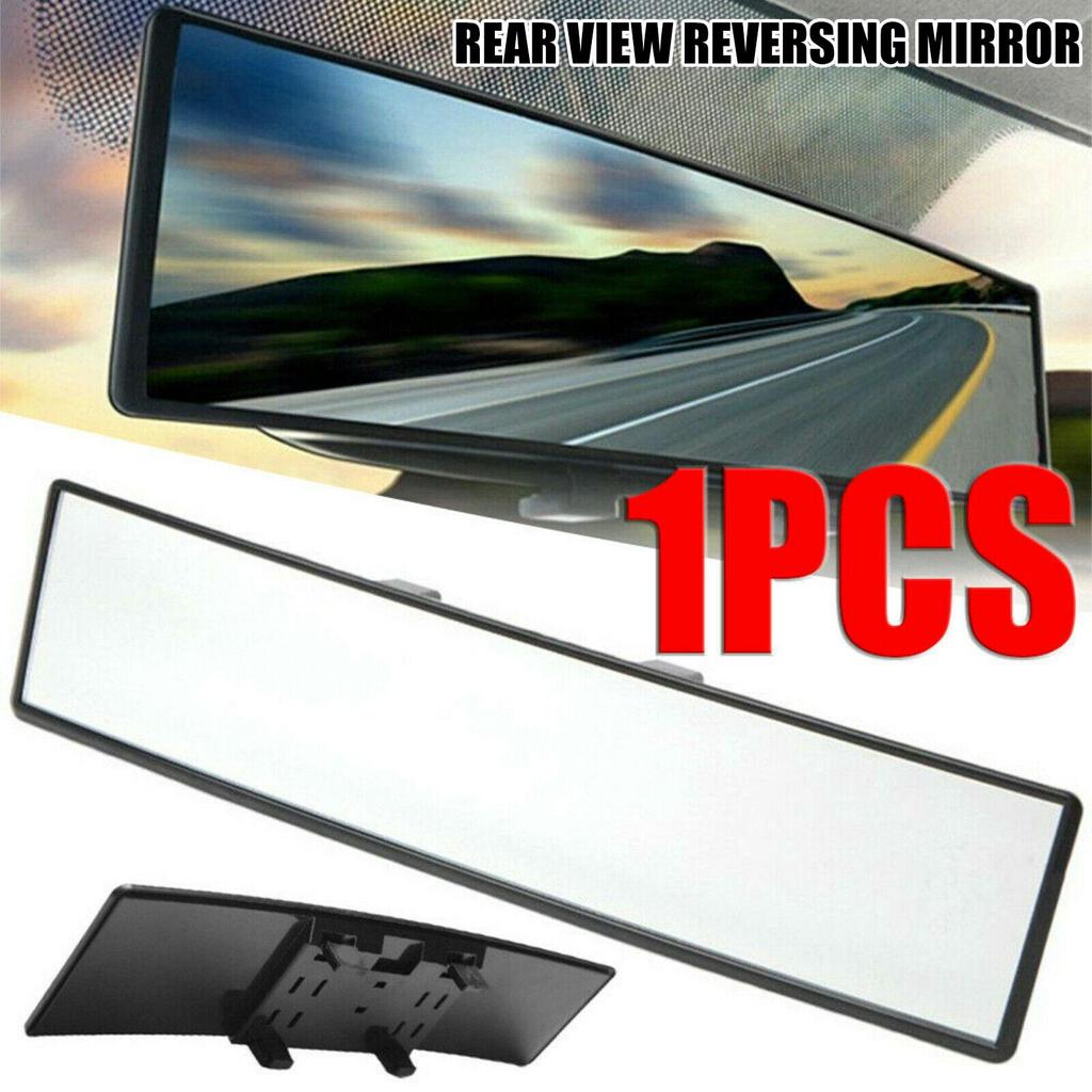 Buy Rear View Mirror 12in Clip-On Panoramic Clear Rearview Mirror ...
