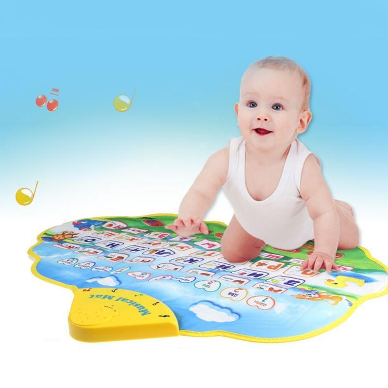 Baby Russian Language Alphabet Play Mat Musical Blanket Carpet With ...