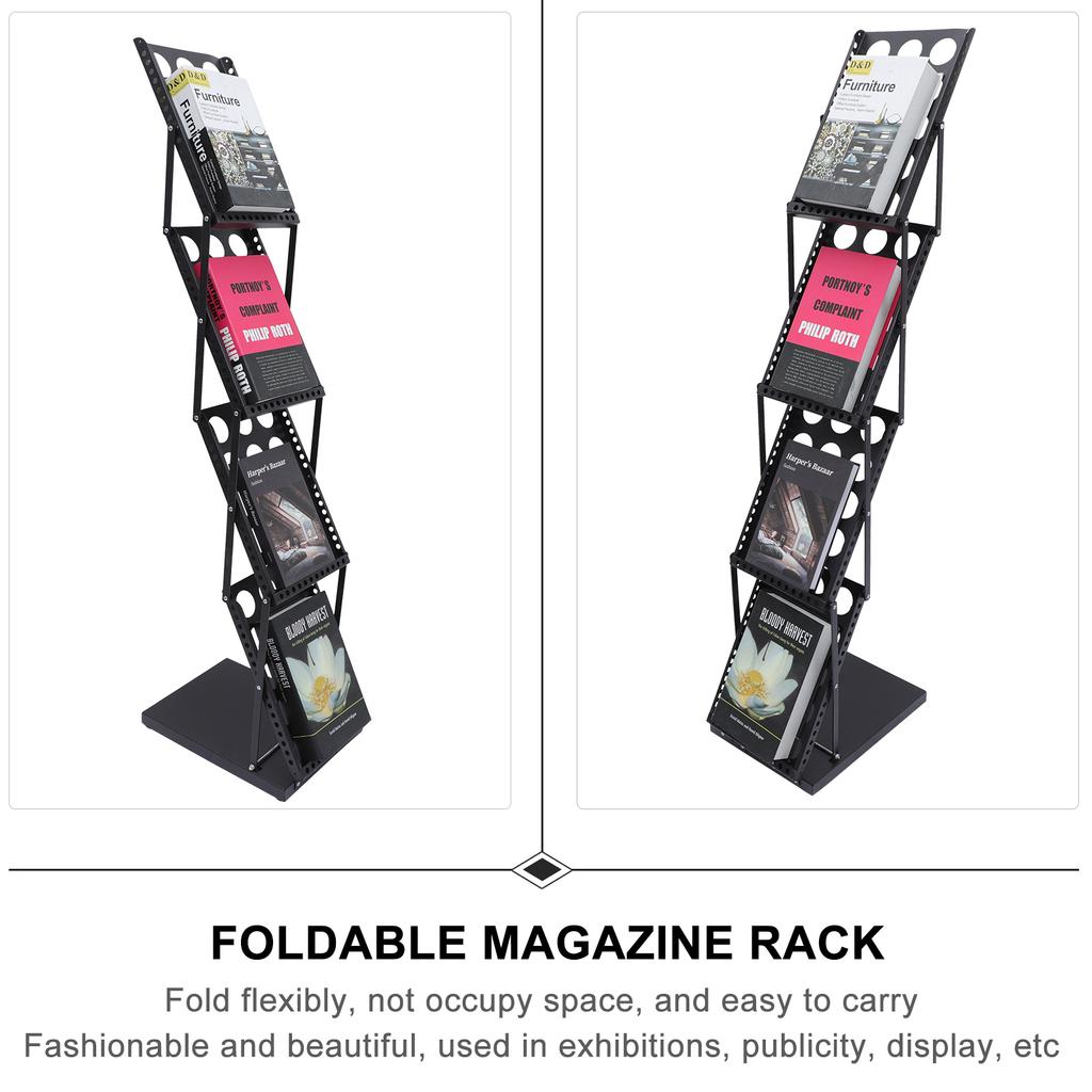 Buy sincevers1Pc Folding Brochure Stand Foldable Novel Portable Book ...