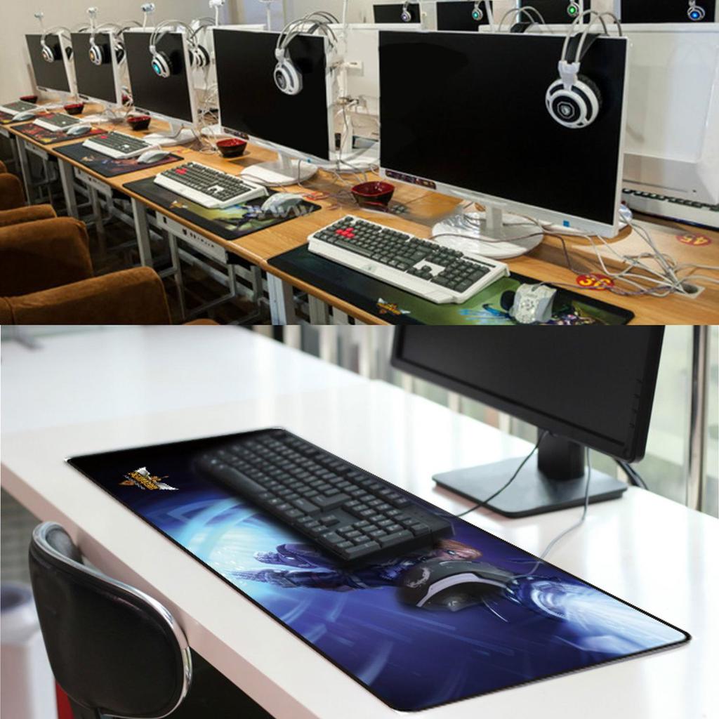 ICOCO Large Gaming Keyboard Mouse Pad Combo Keyboard Gamer Mat ...