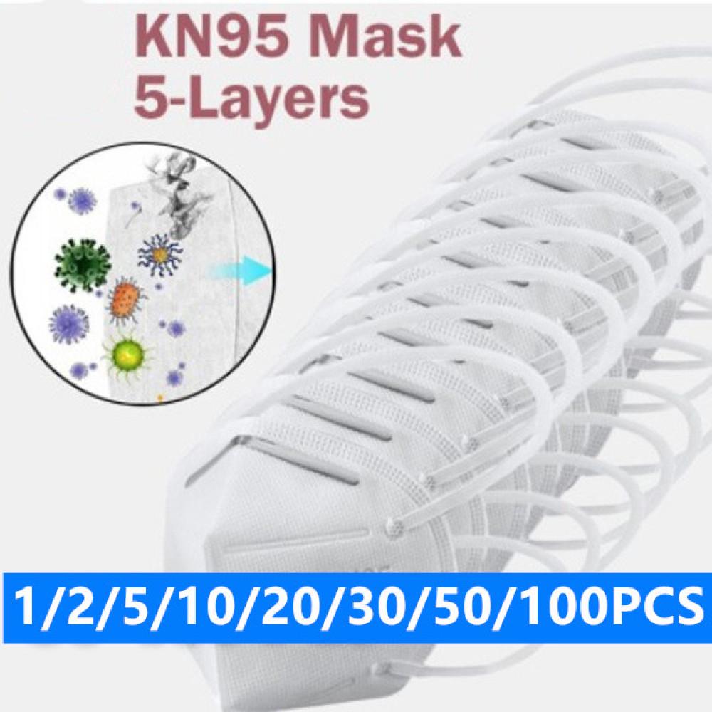 1/5/10/20/30/50/100PCS KN95 FFP2 PM2.5 High-quality Face Mouth Mask Disposable Masks uygun ...