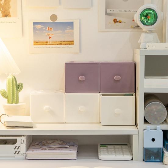 Buy Lightweight Storage Box Stackable Durable Creative Design Table at ...