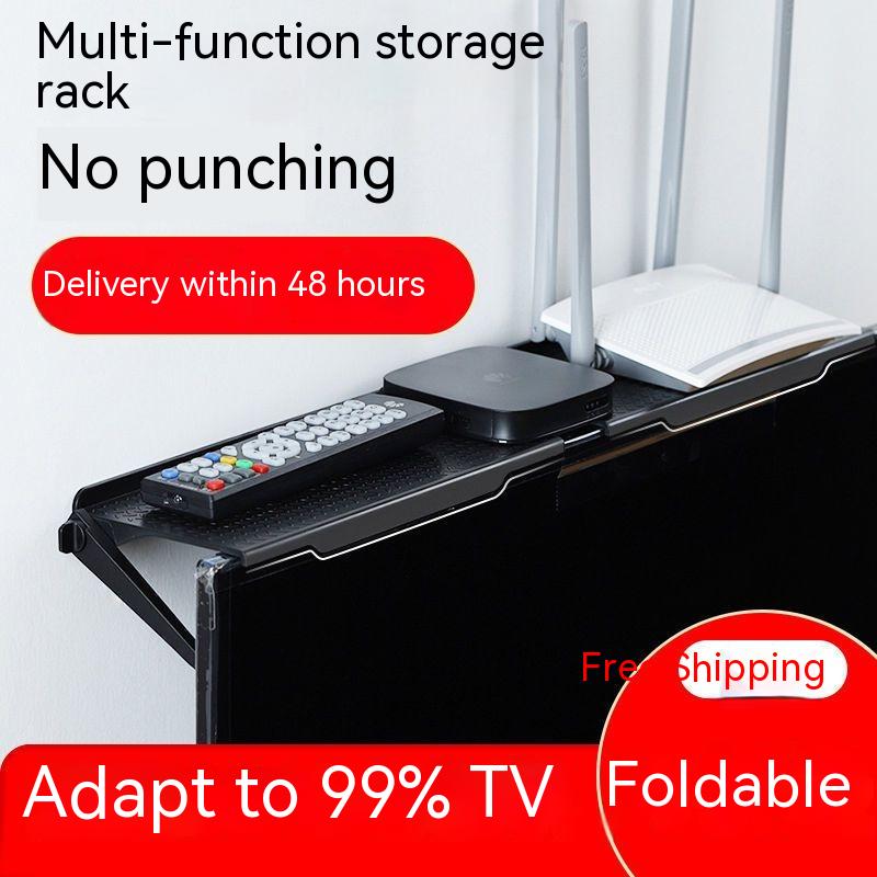 Cheap Adjustable TV Screen Top Storage Shelf Rack Holder Computer ...