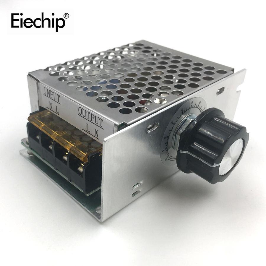 Buy 4000W 220V Voltage Regulator High Power AC SCR Dimmer Electronic ...