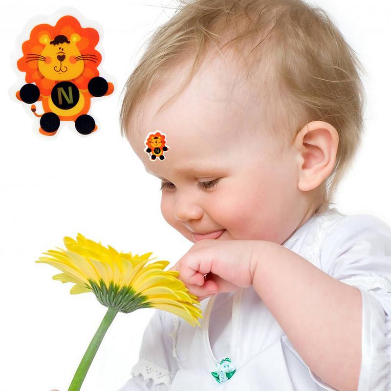 Baby Cartoon Sticker LCD Forehead Body Fever Thermometers Head bands ...