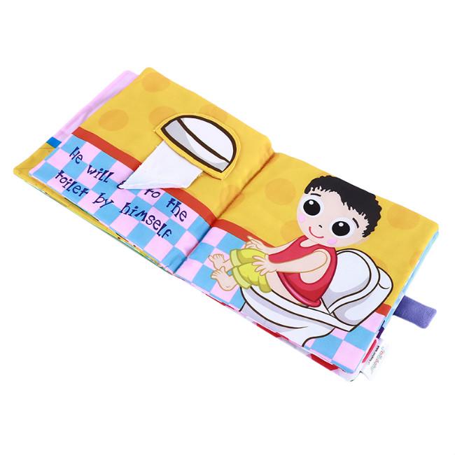 Buy Early Education Puzzle Cloth Book With Ring Paper Book Baby Story ...