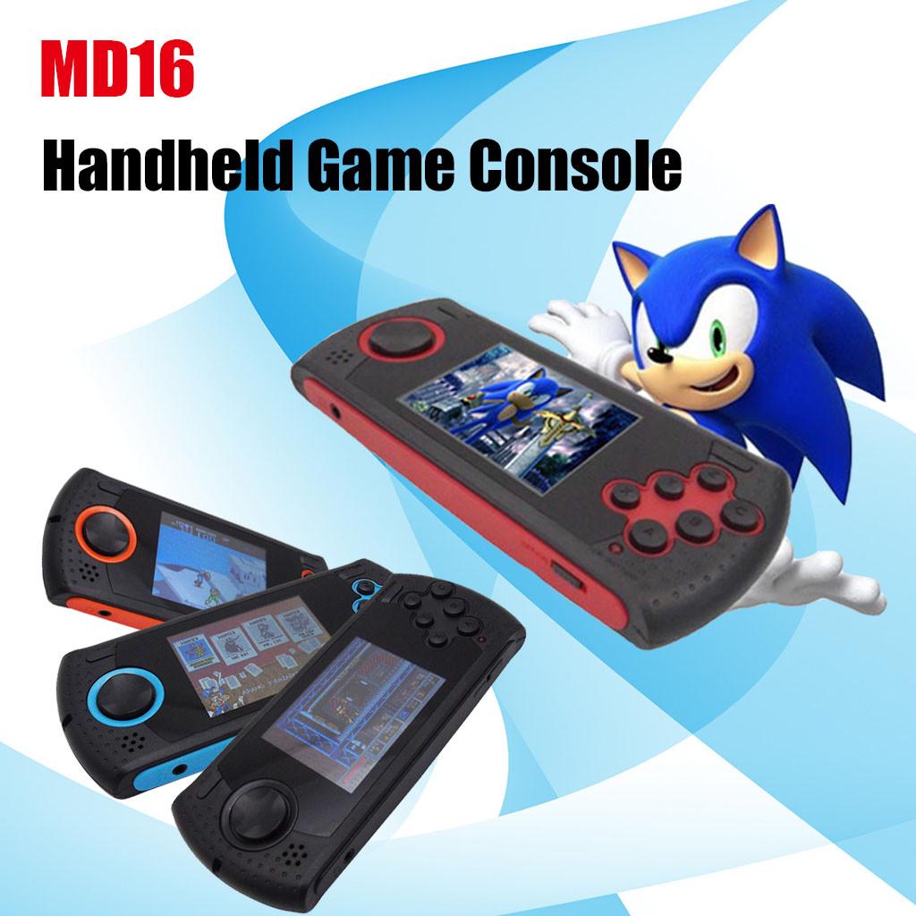 Buy MD16 Simulator 3 inch Game Consoles SEGA16BT Handheld PVP PXP FC ...