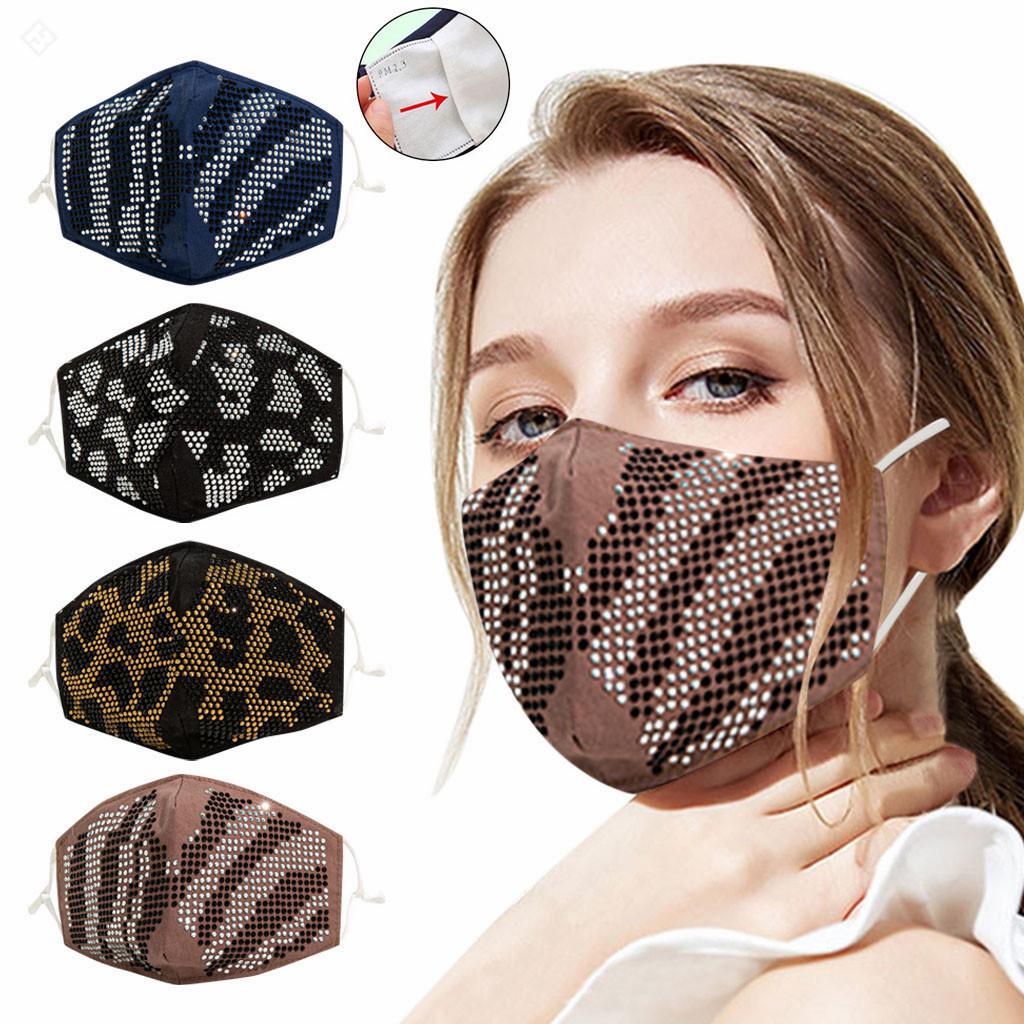 Buy Adult Woman Solid Flash Anti Dust Mask Haze Sponge Mouth Sun Block ...