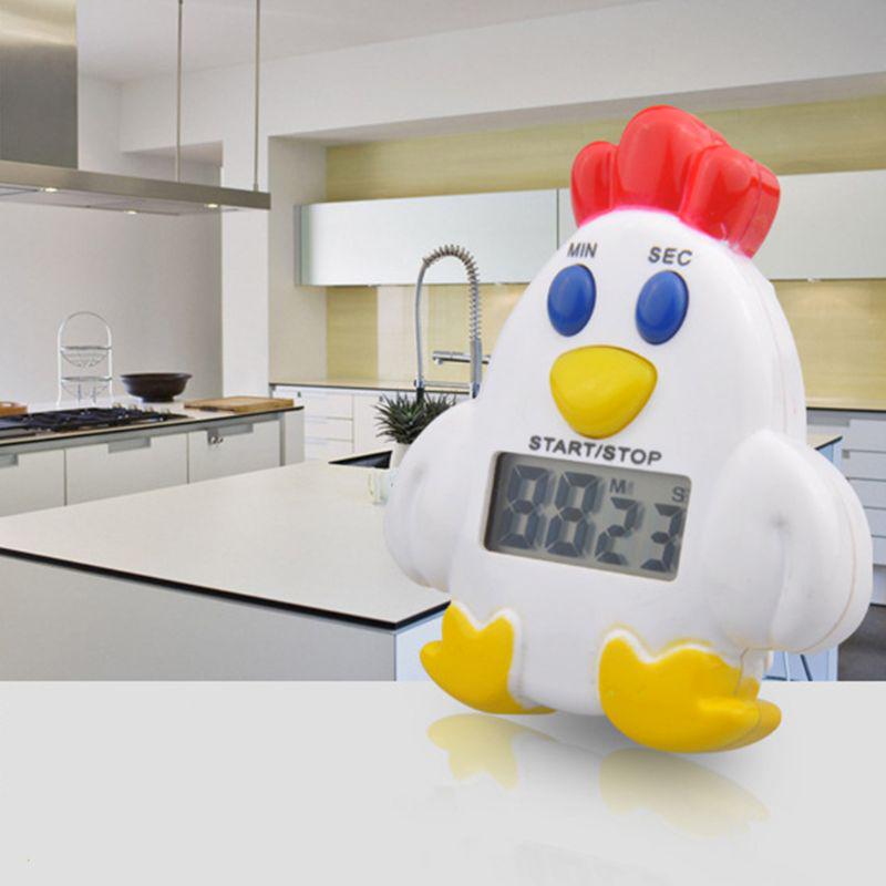 Cheap New Cute Cartoon Chicken Electronic LCD Digital Countdown Kitchen ...