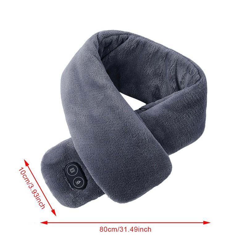 Buy New USB Heated Winter Scarf Men And Women Flannel Shawl Smart ...