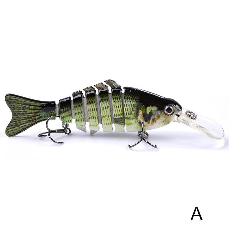 Classic Luya Bait Plastic Bionic Bait 14g Multi-section Bait Fishing ...