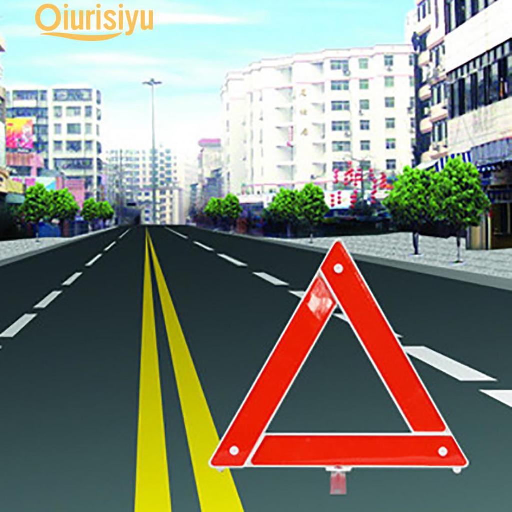 Buy Car Hazard Warning Sign Foldable Triangular Breakdown Emergency ...
