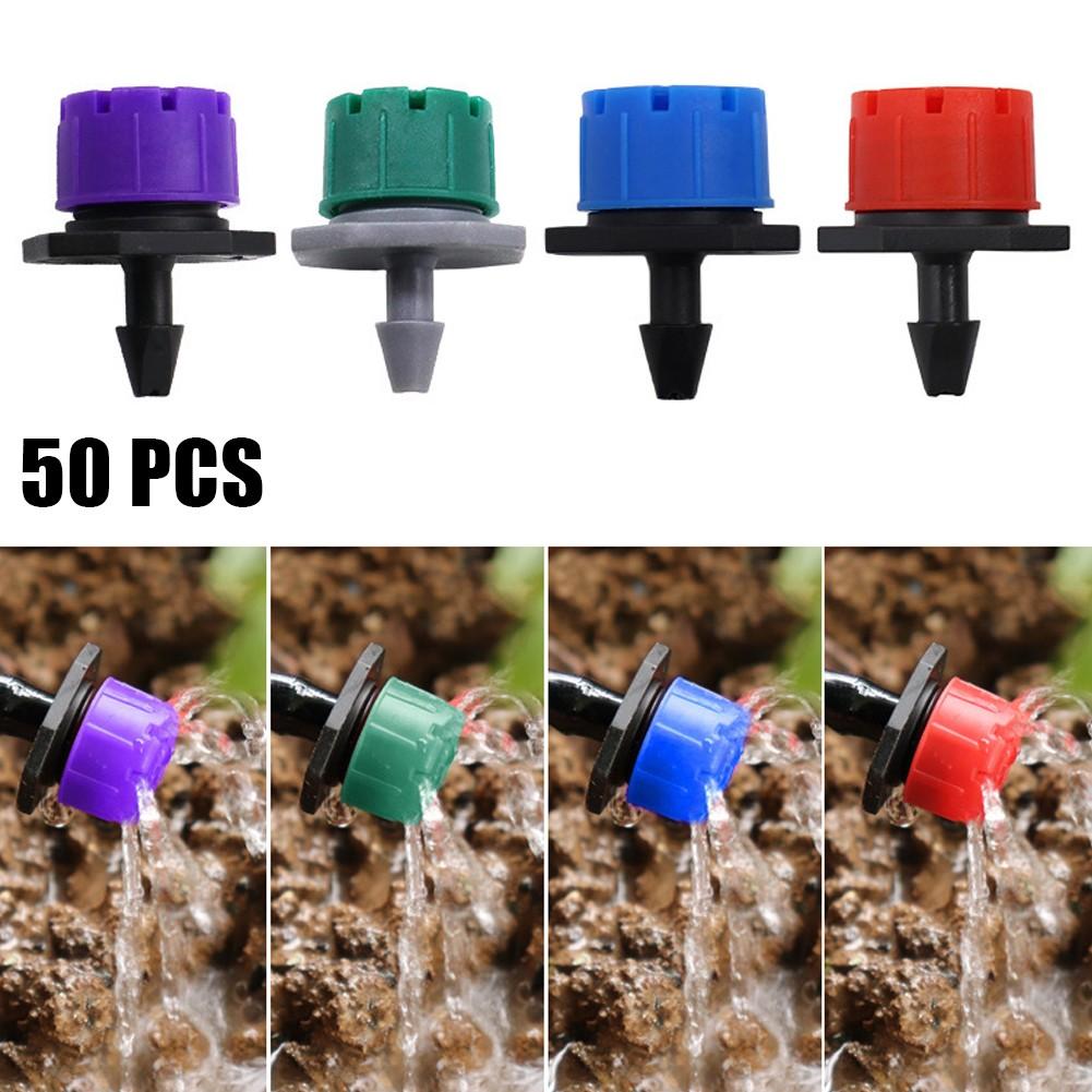 Buy 50xAdjustable Drip Irrigation Dripper Irrigation System Watering ...