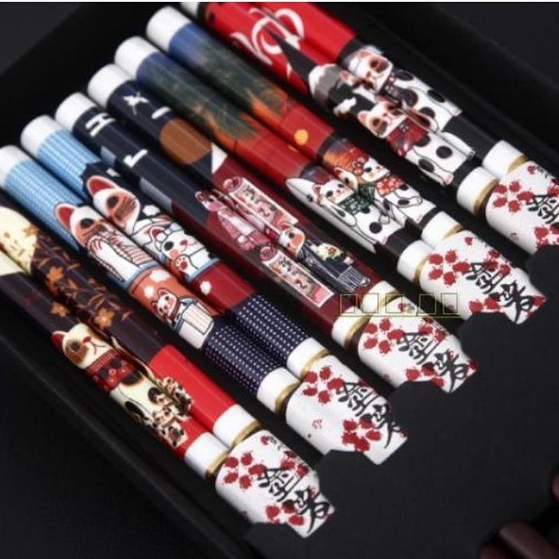 💰Köp billigt online 5 PAIRS TRADITIONAL CHINESE ANCIENT STYLE DESIGN ...