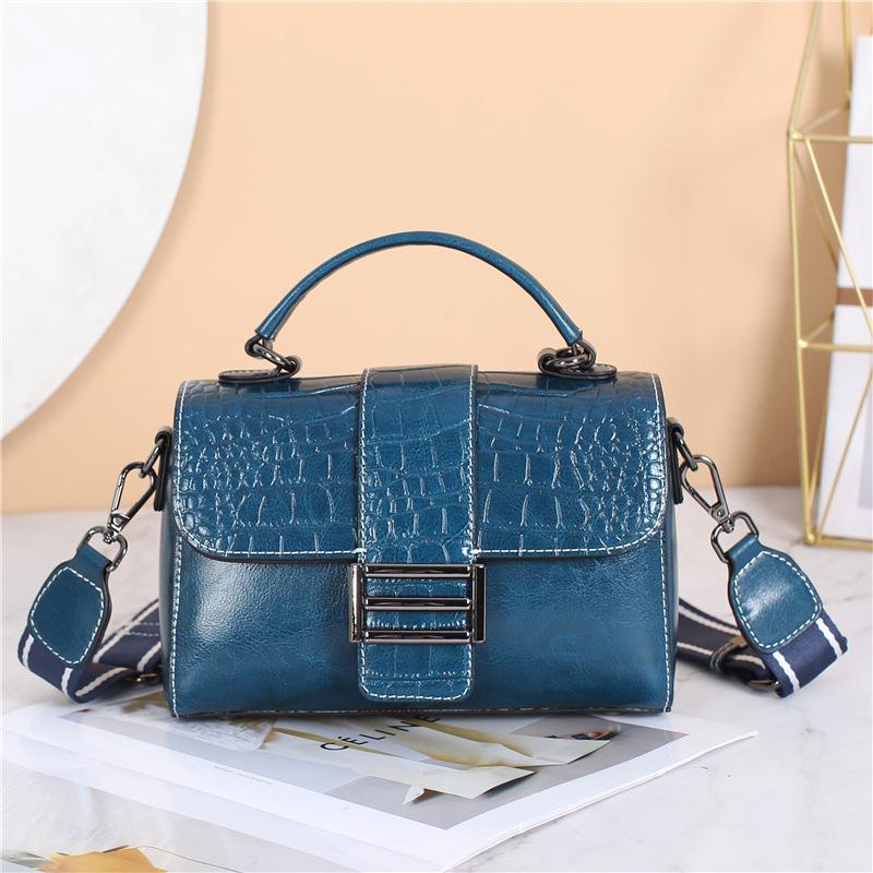 Buy Baellerry Genuine Leather Crossbody Bag Woman Square Handbags Lady ...
