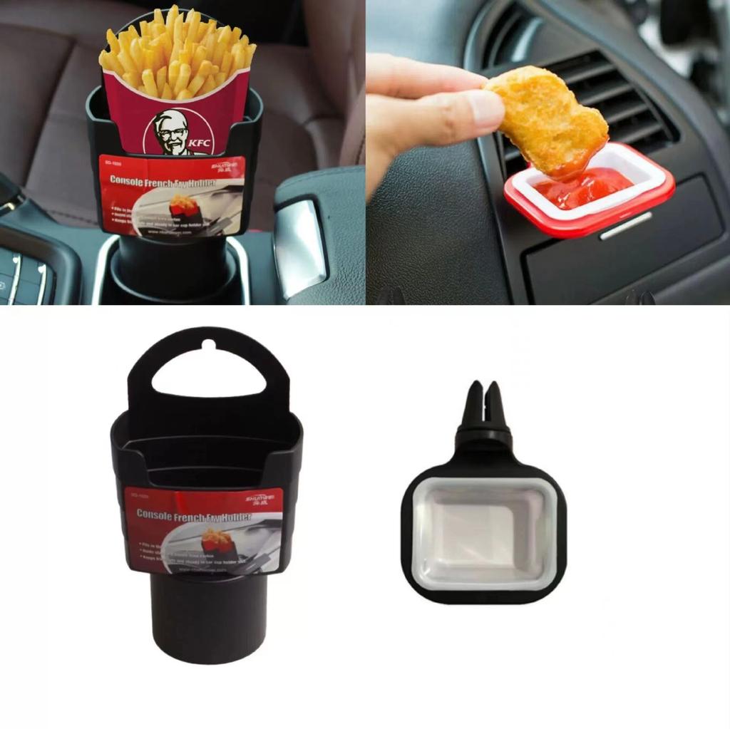 Buy Car French Fries Cup Holder Multifunctional Storage Box Tomato ...