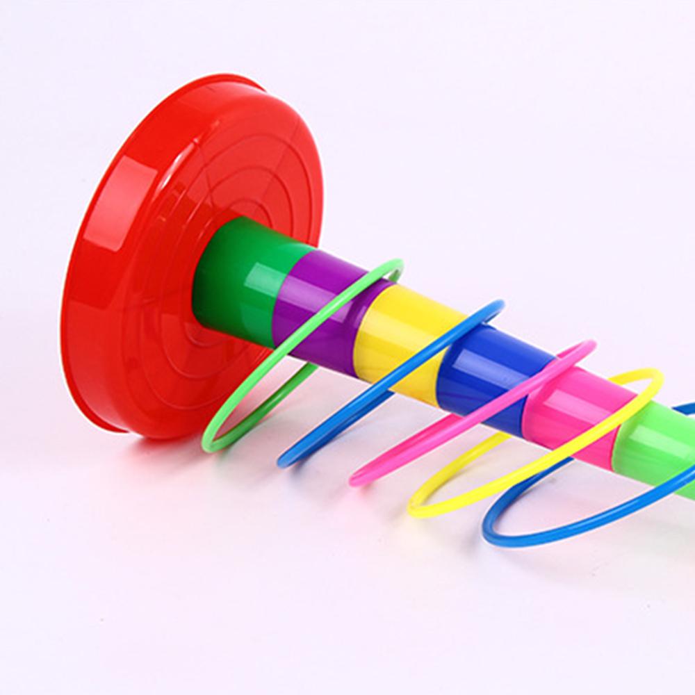 Buy (Tomorow) Colorful Plastic Sport Ring Toss Game Set for Kids Quoits ...