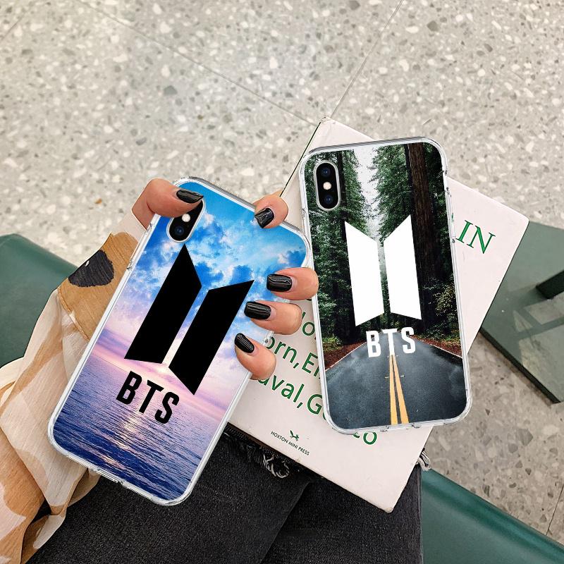 Buy BTS Logo Transparent Mobile Phone Case for iPhone 5 6 Plus iPhone ...