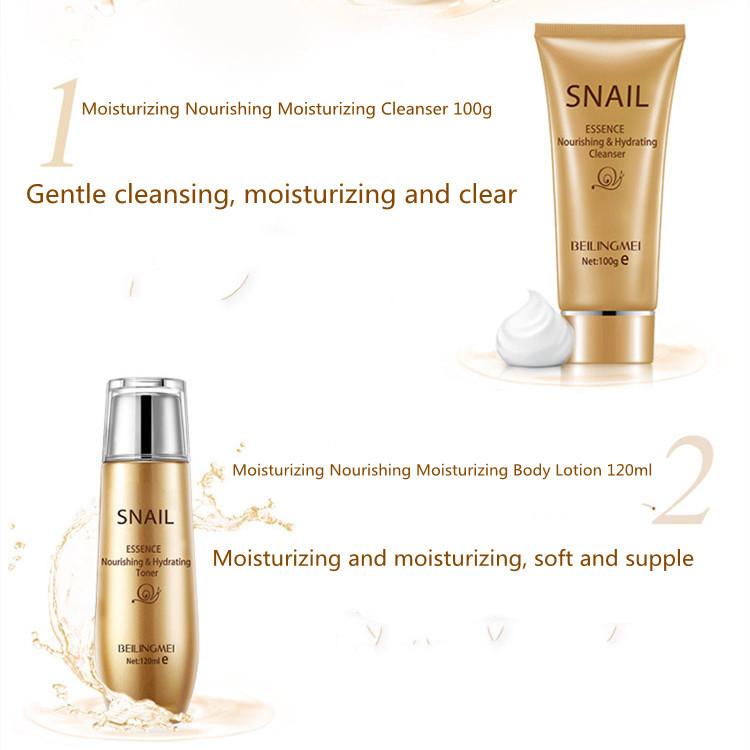 Buy BEILINGMEI Snail Original Liquid Replenishing Six Skin Care ...